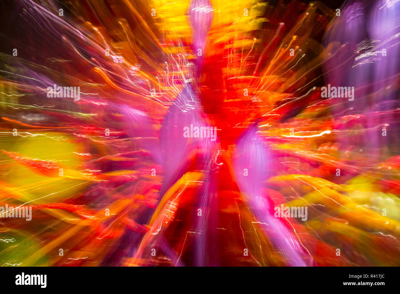 Colorful glass with blurred motion effect Stock Photo - Alamy