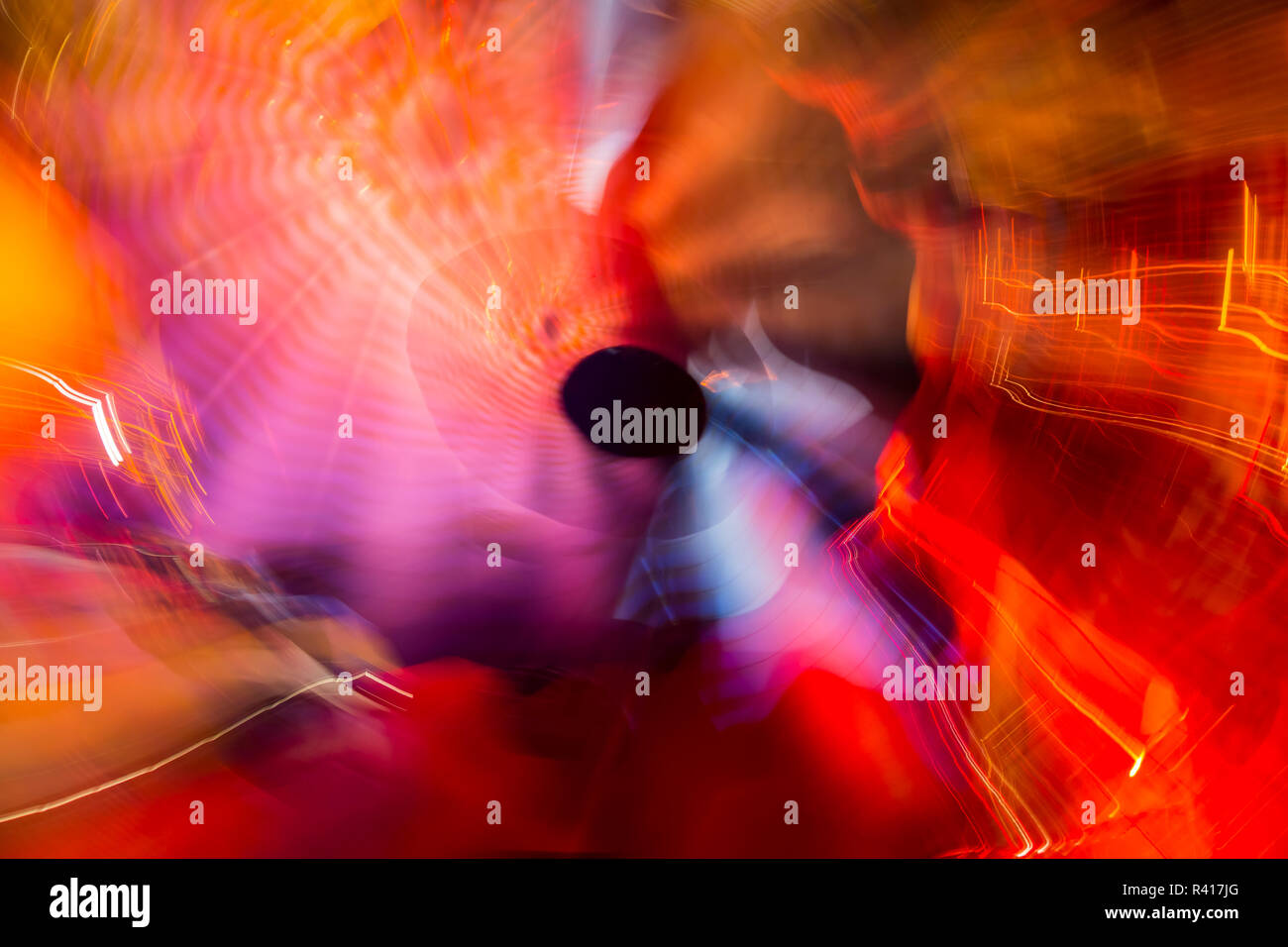 Colorful glass with blurred motion effect Stock Photo - Alamy
