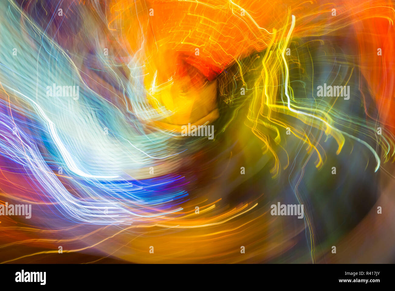 Colorful glass with blurred motion effect Stock Photo - Alamy