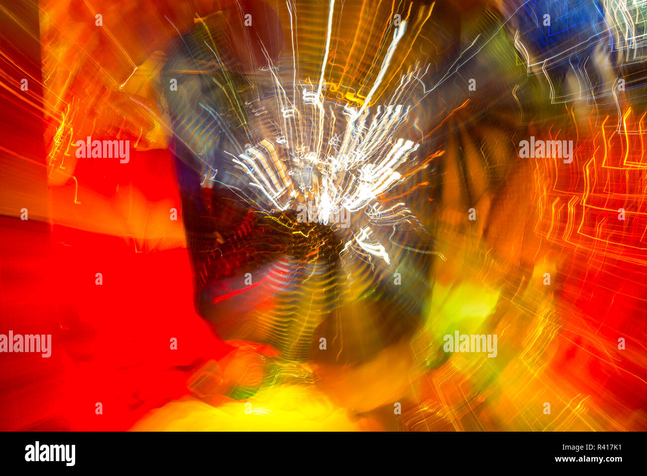 Colorful glass with blurred motion effect Stock Photo - Alamy