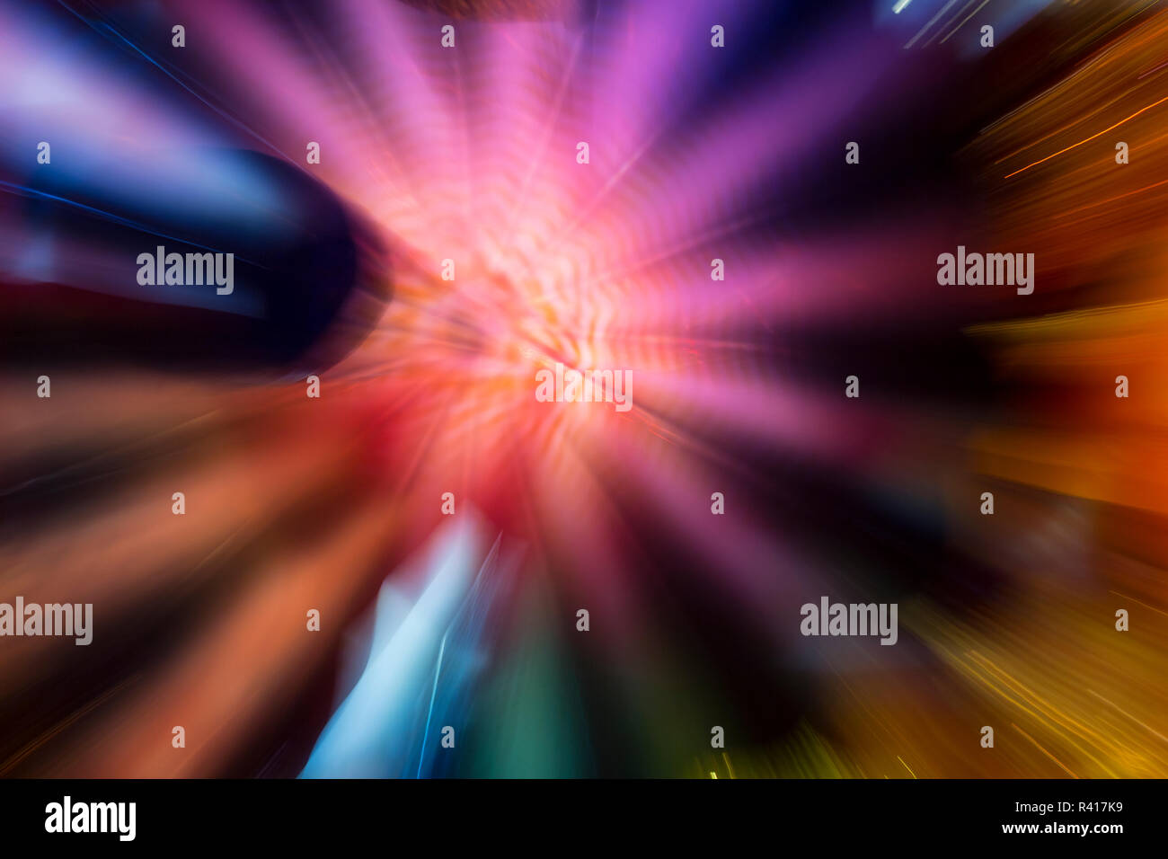 Colorful glass with blurred motion effect Stock Photo - Alamy