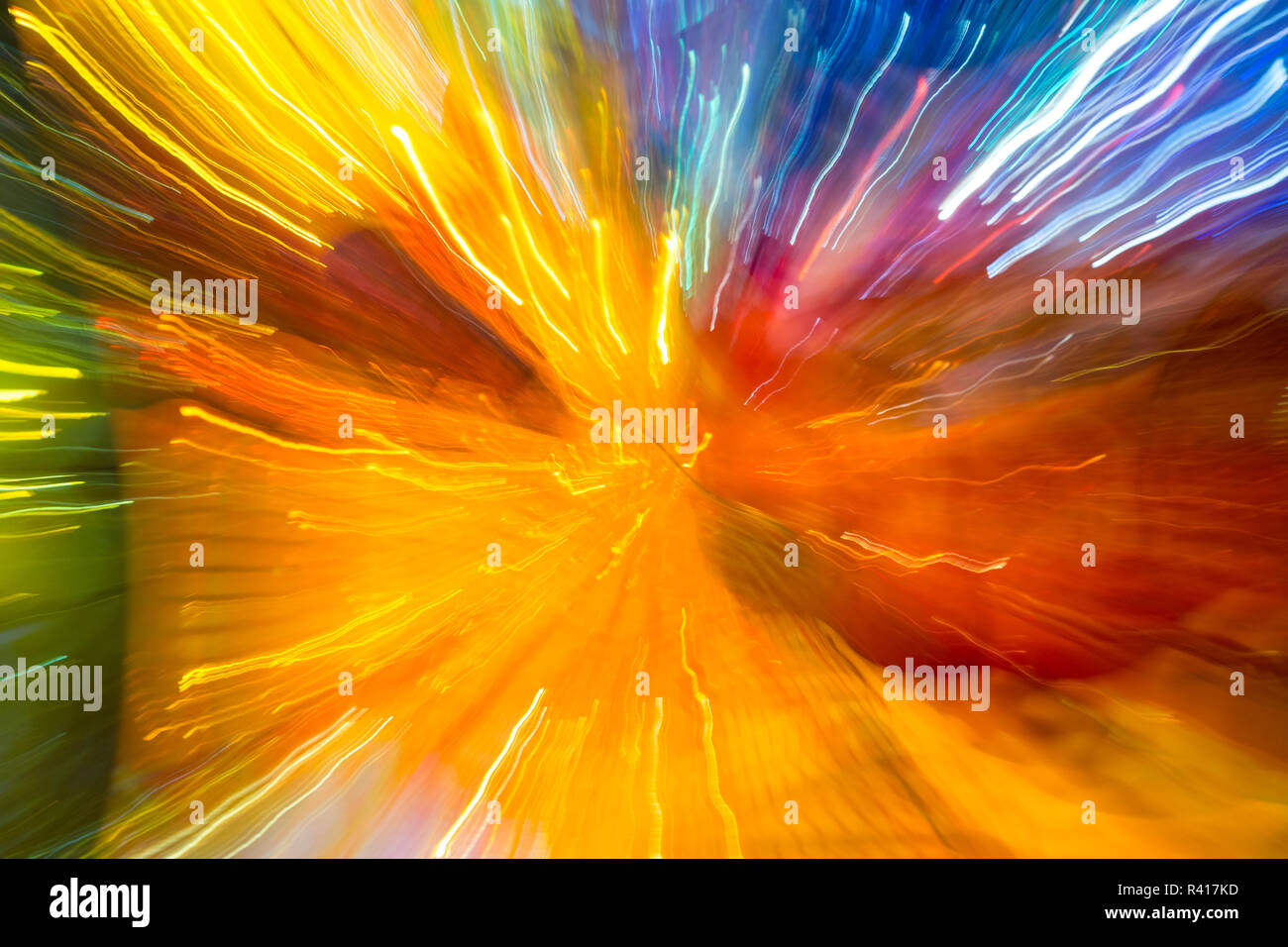 Colorful glass with blurred motion effect Stock Photo - Alamy