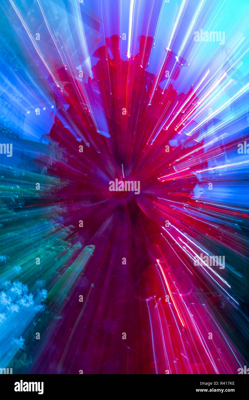 Colorful glass with blurred motion effect Stock Photo - Alamy