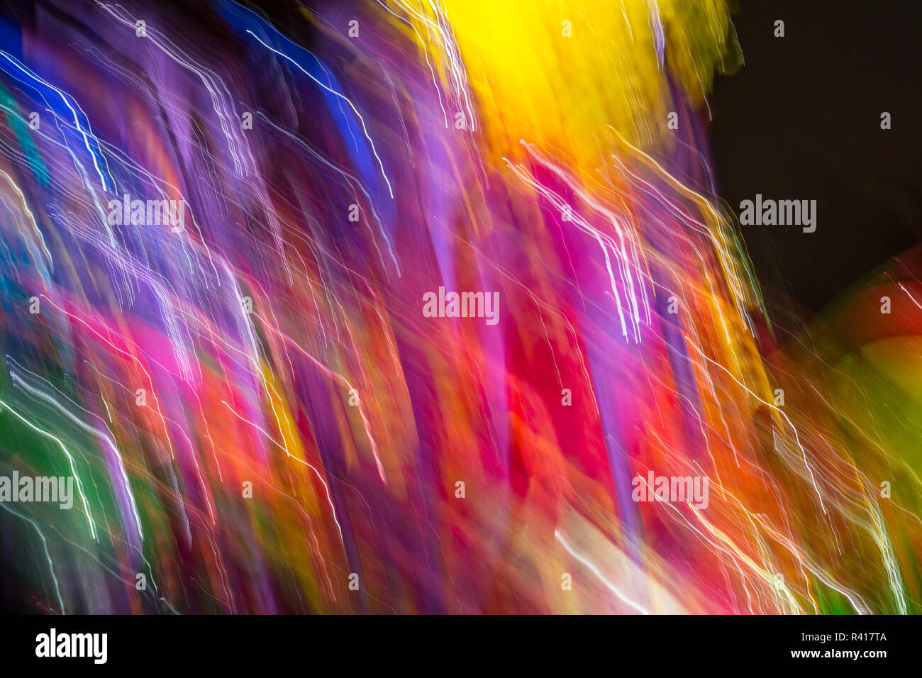 Colorful glass with blurred motion effect Stock Photo - Alamy