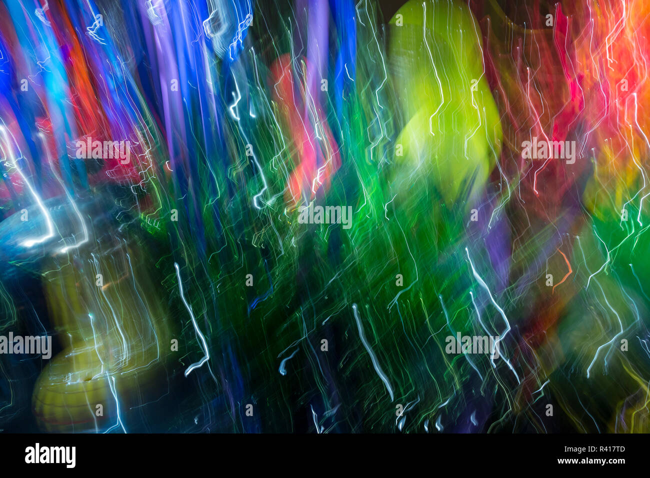Colorful glass with blurred motion effect Stock Photo - Alamy