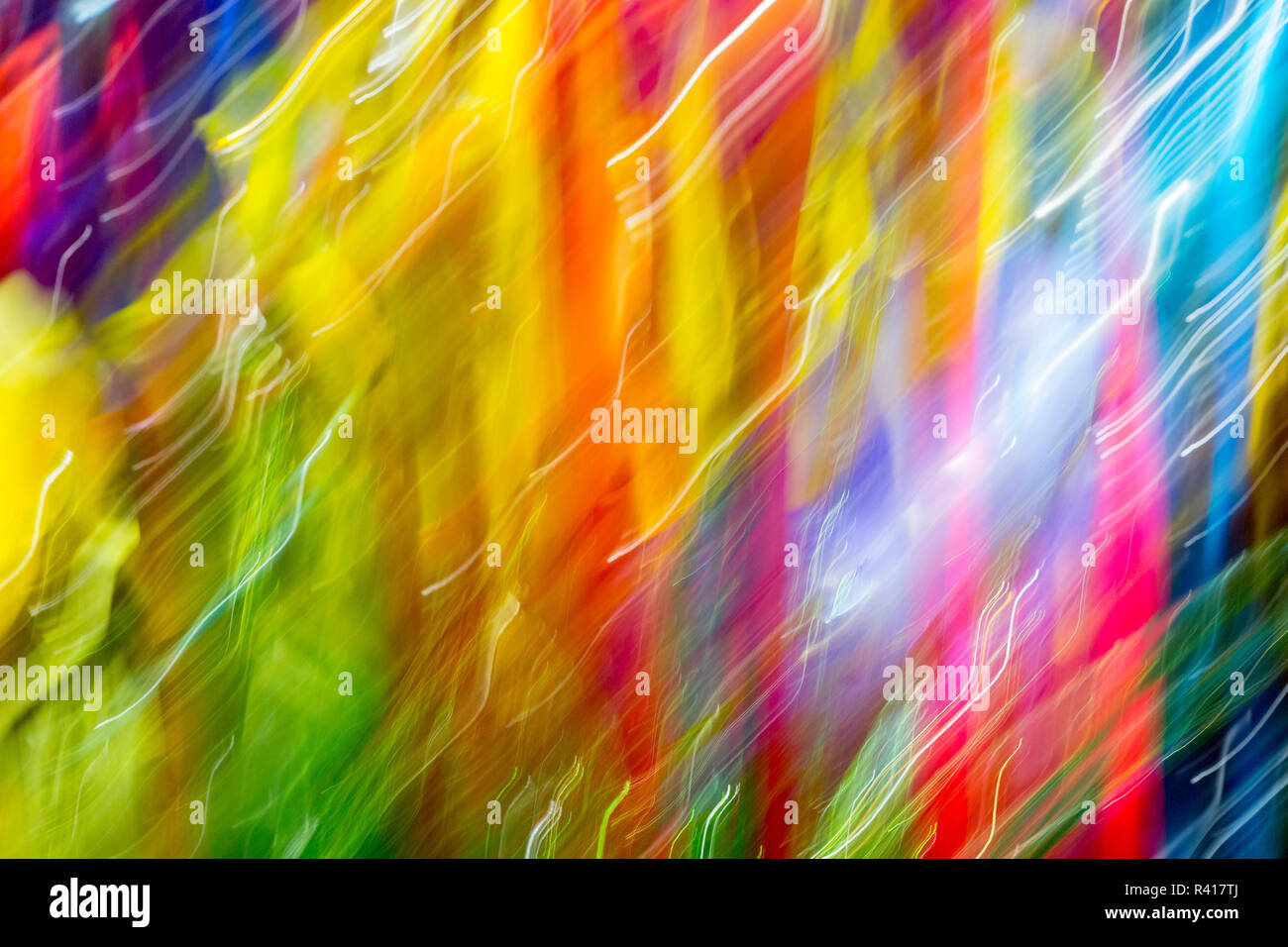 Colorful glass with blurred motion effect Stock Photo - Alamy