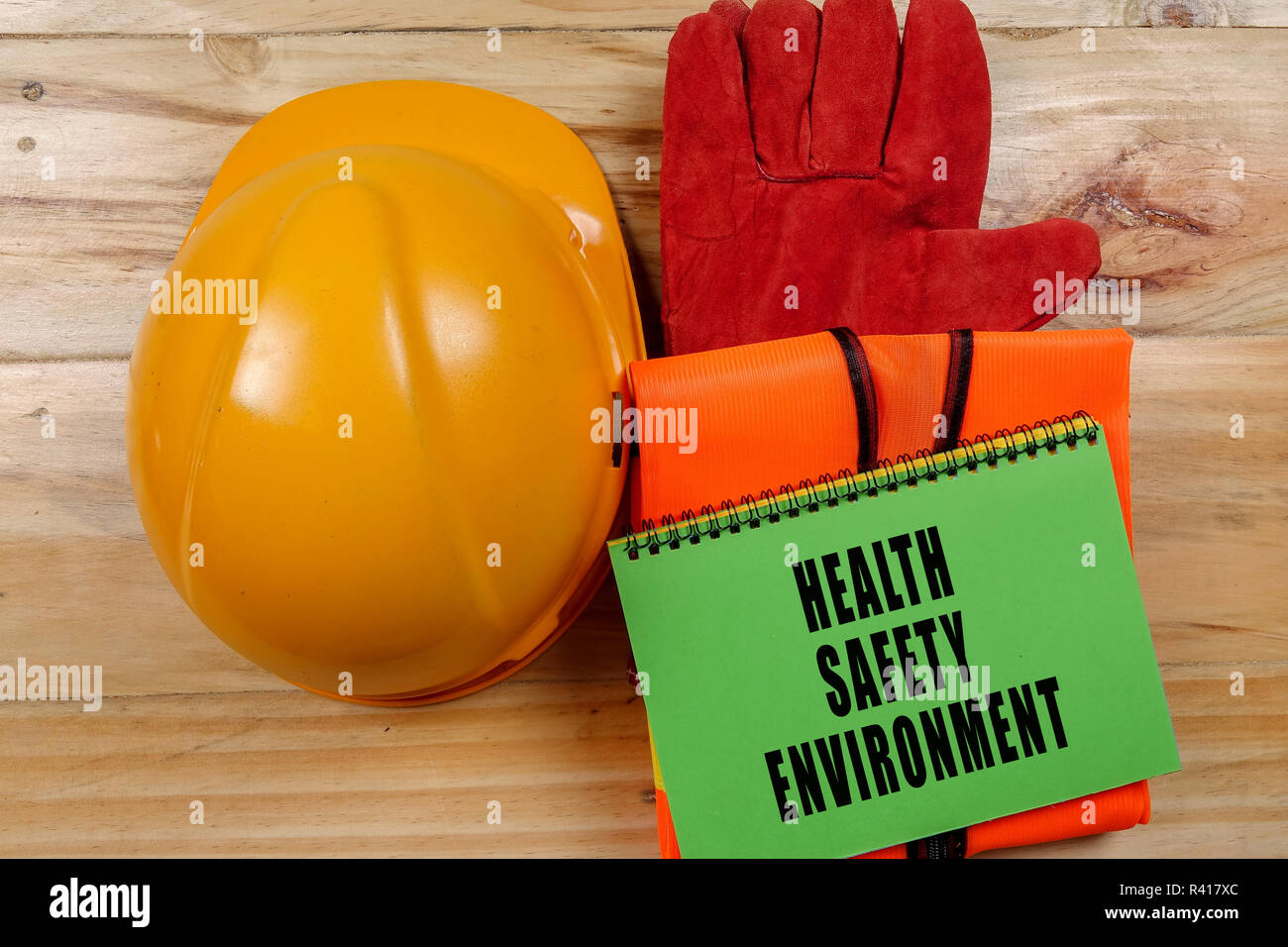 HEALTH,SAFETY & ENVIRONMENT CONCEPTUAL with general texts and standard ...