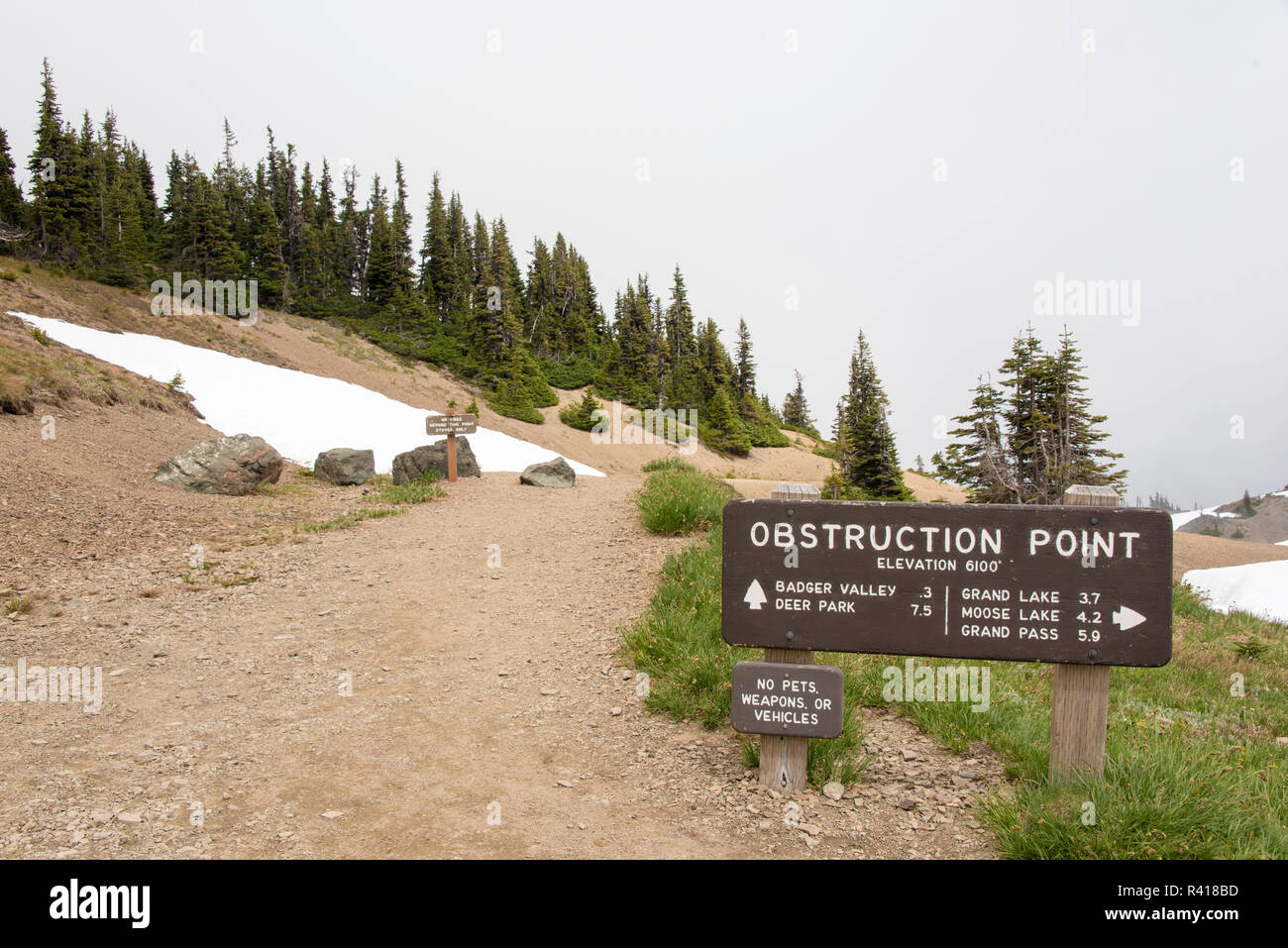 Olympic national park sign washington hi-res stock photography and images - Alamy