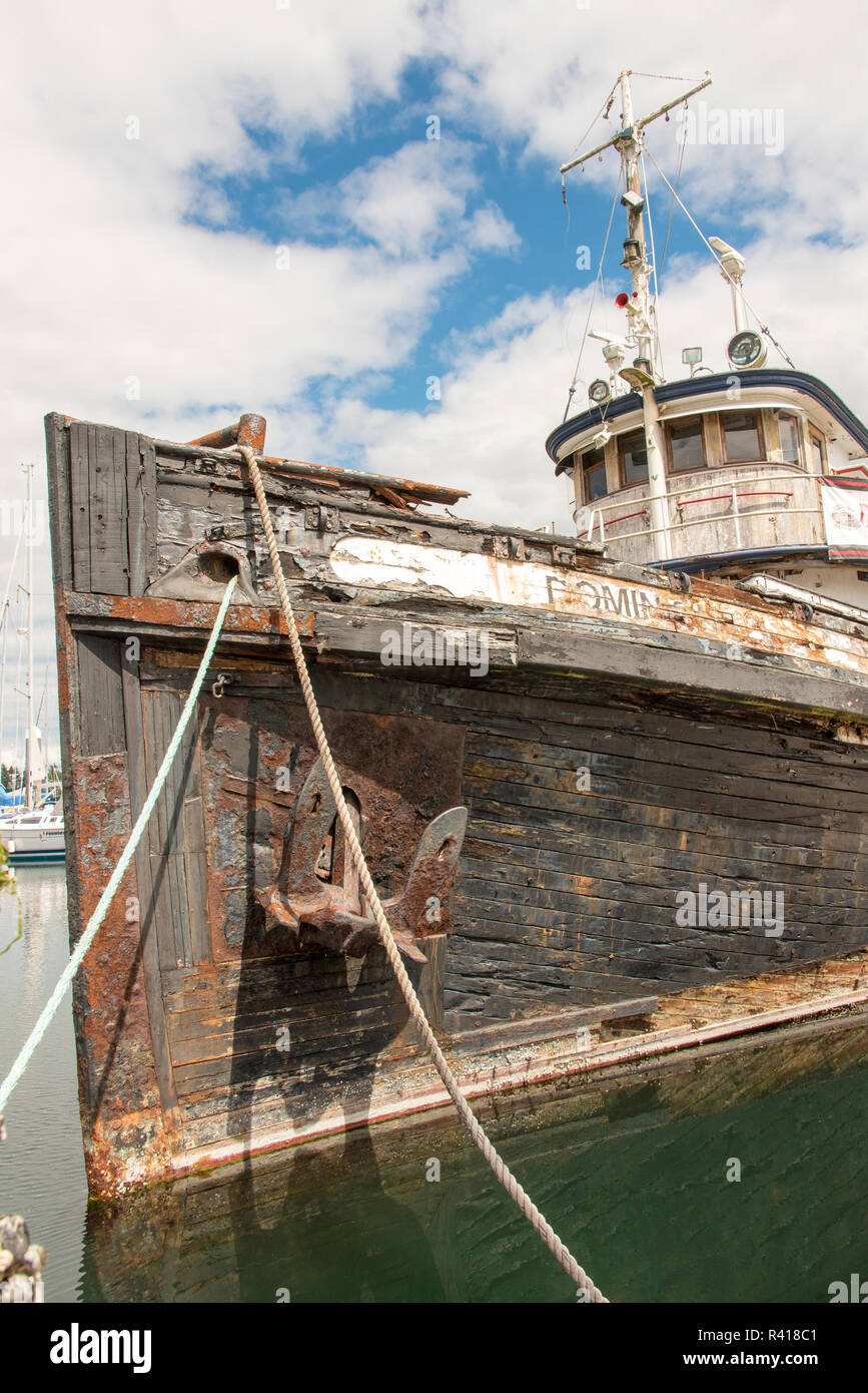 USA, Washington State, Bremerton. 1944 Miki-class tugboat commissioned ...