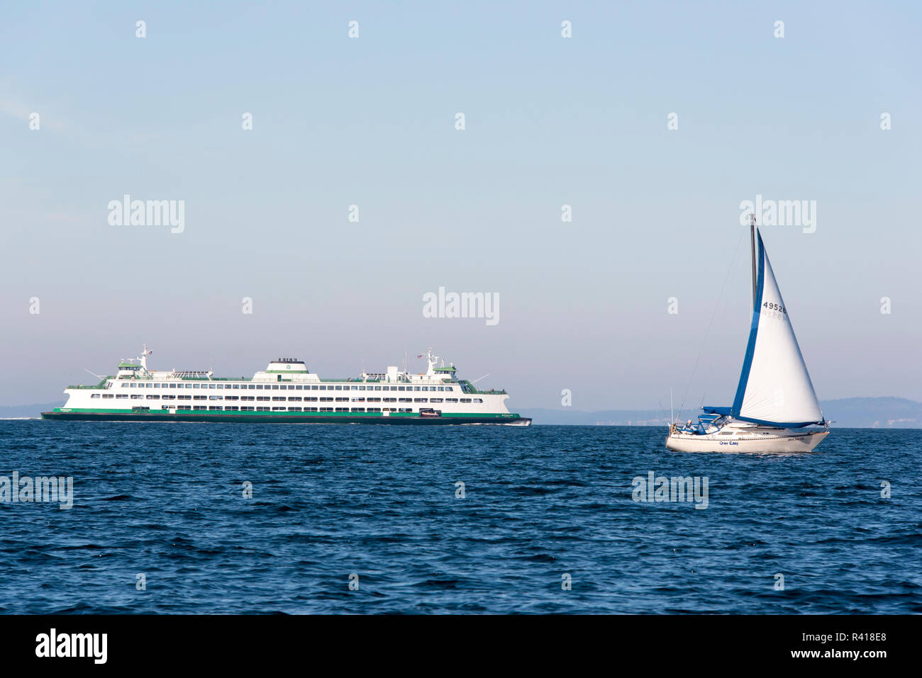 Kingston edmonds ferry hi-res stock photography and images - Alamy