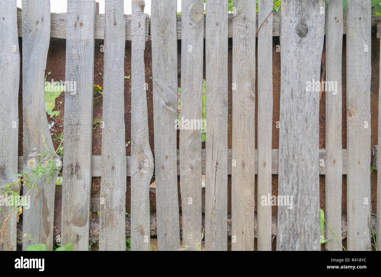 Old wooden fence Stock Photo - Alamy