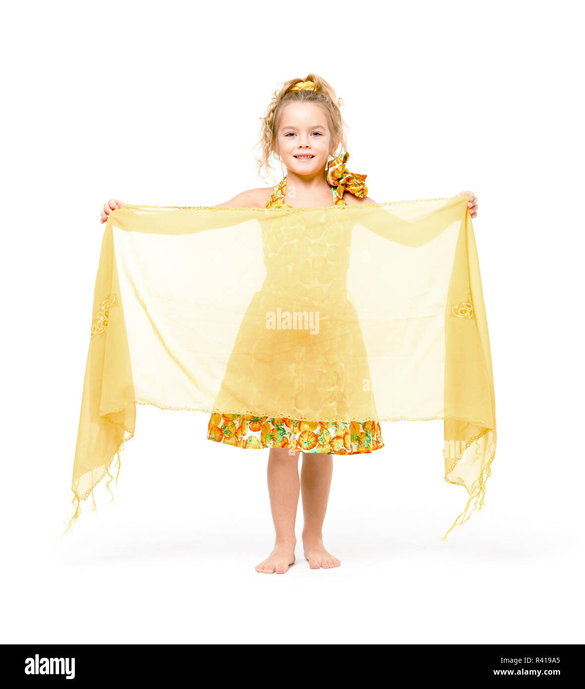 Shawl girl Cut Out Stock Images & Pictures - Alamy