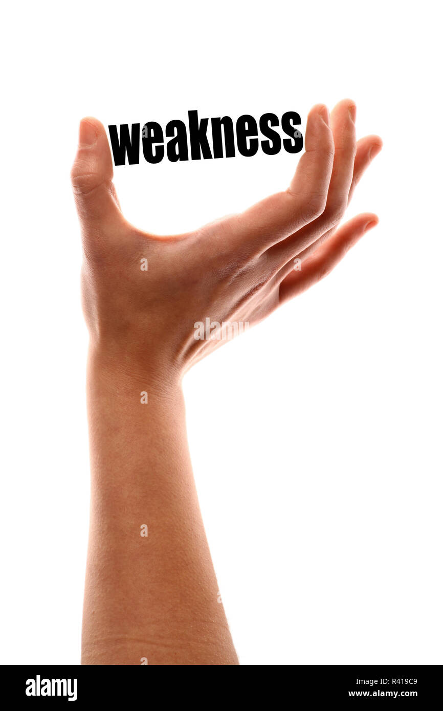 Reliability and weakness hi-res stock photography and images - Alamy