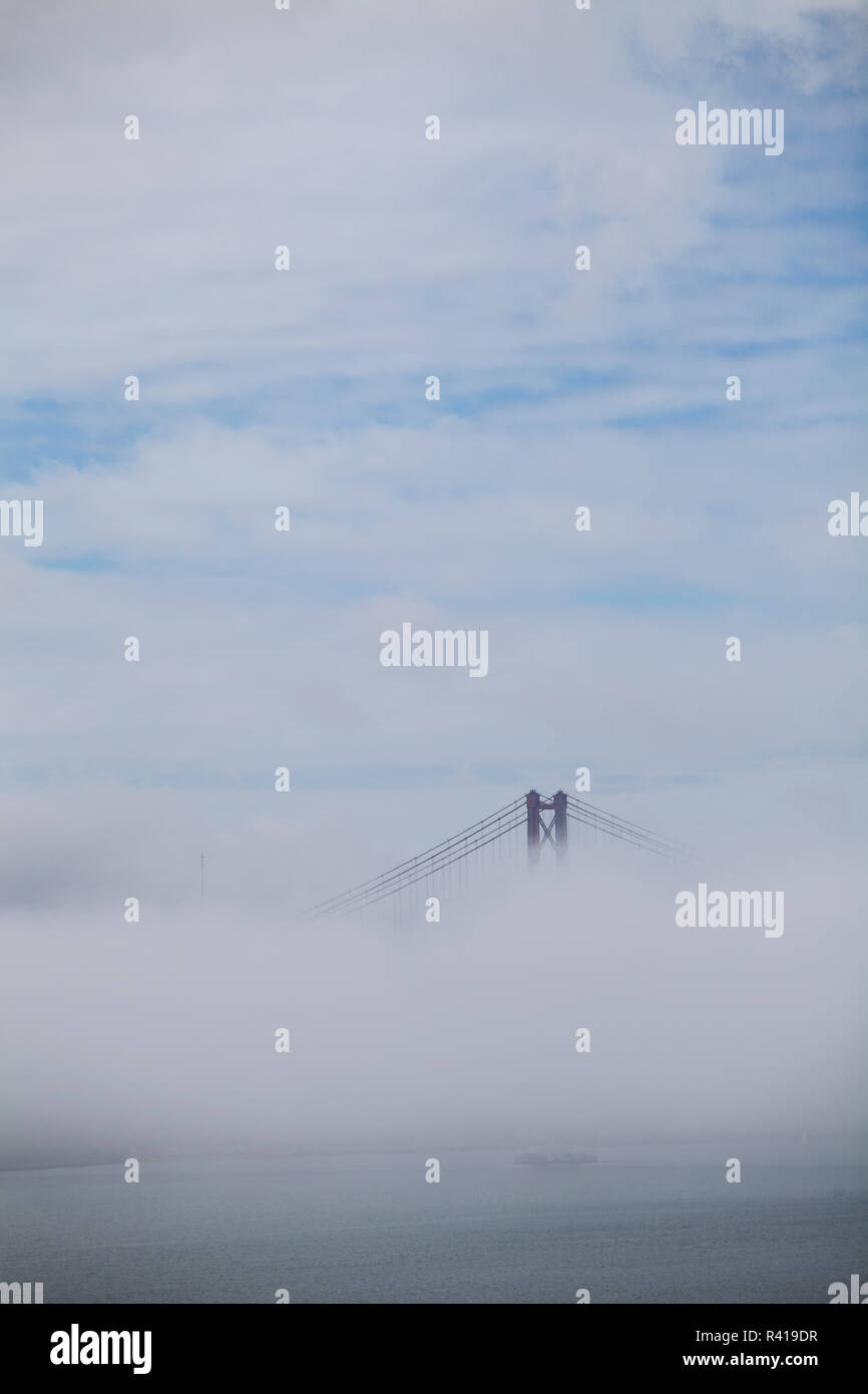 Bridge in the clouds Stock Photo - Alamy