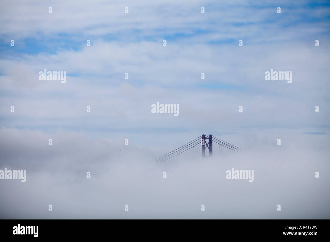 Bridge in the clouds Stock Photo - Alamy