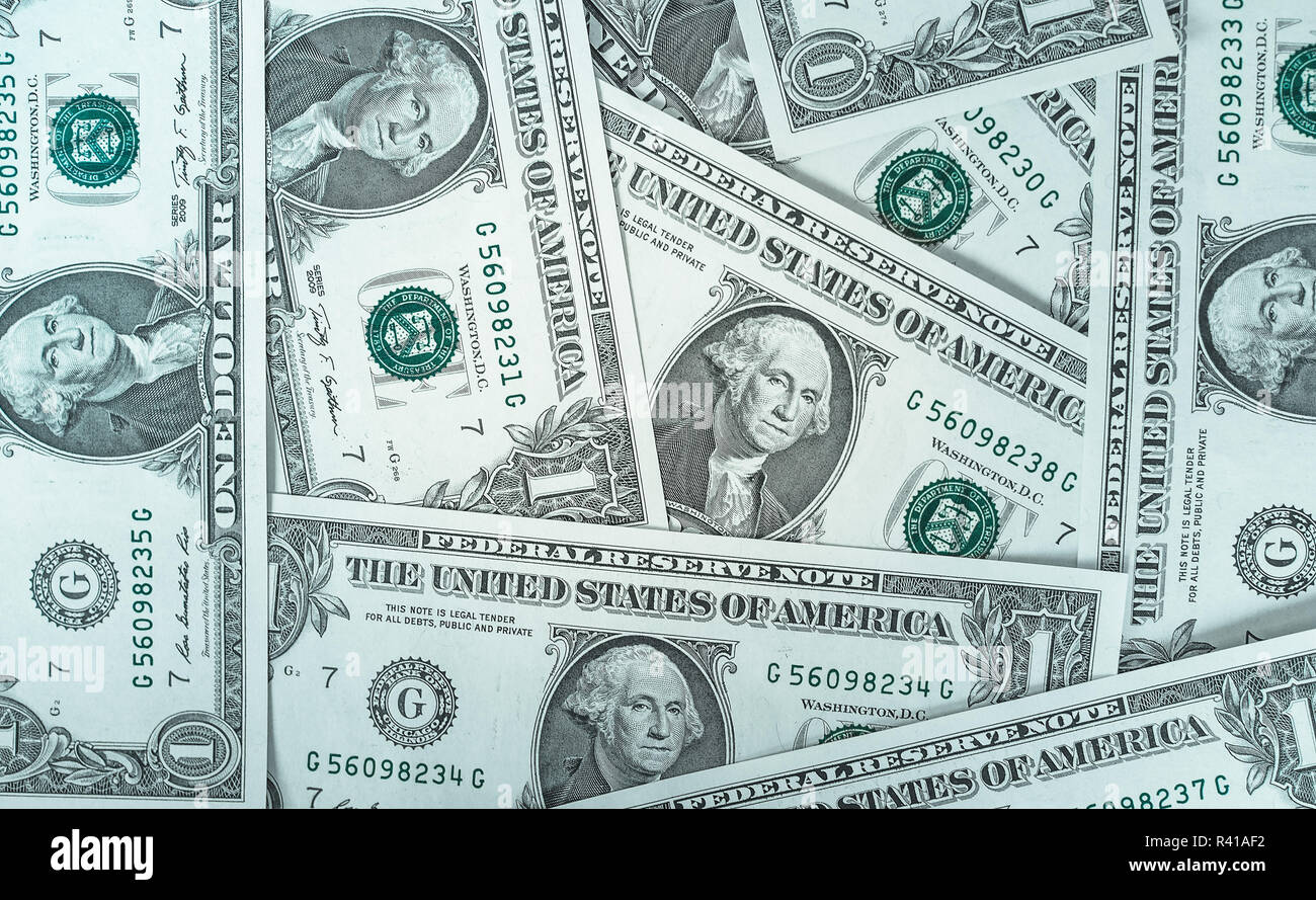 Dollar notes 1 Dollar Stock Photo - Alamy