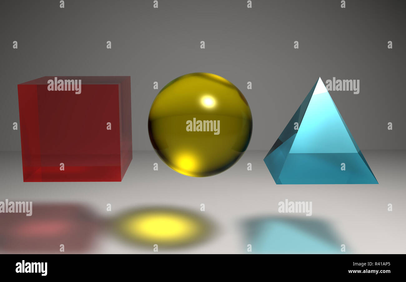 geometric shape crystal background Stock Photo - Alamy