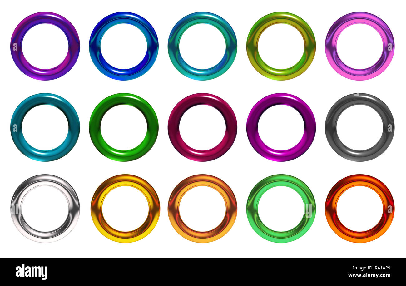 ring multiple materials Stock Photo - Alamy