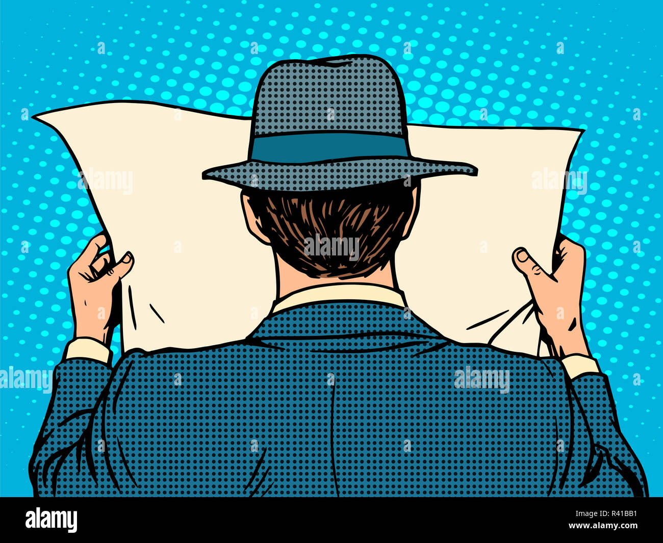 Reading newspaper comic page hi-res stock photography and images - Alamy