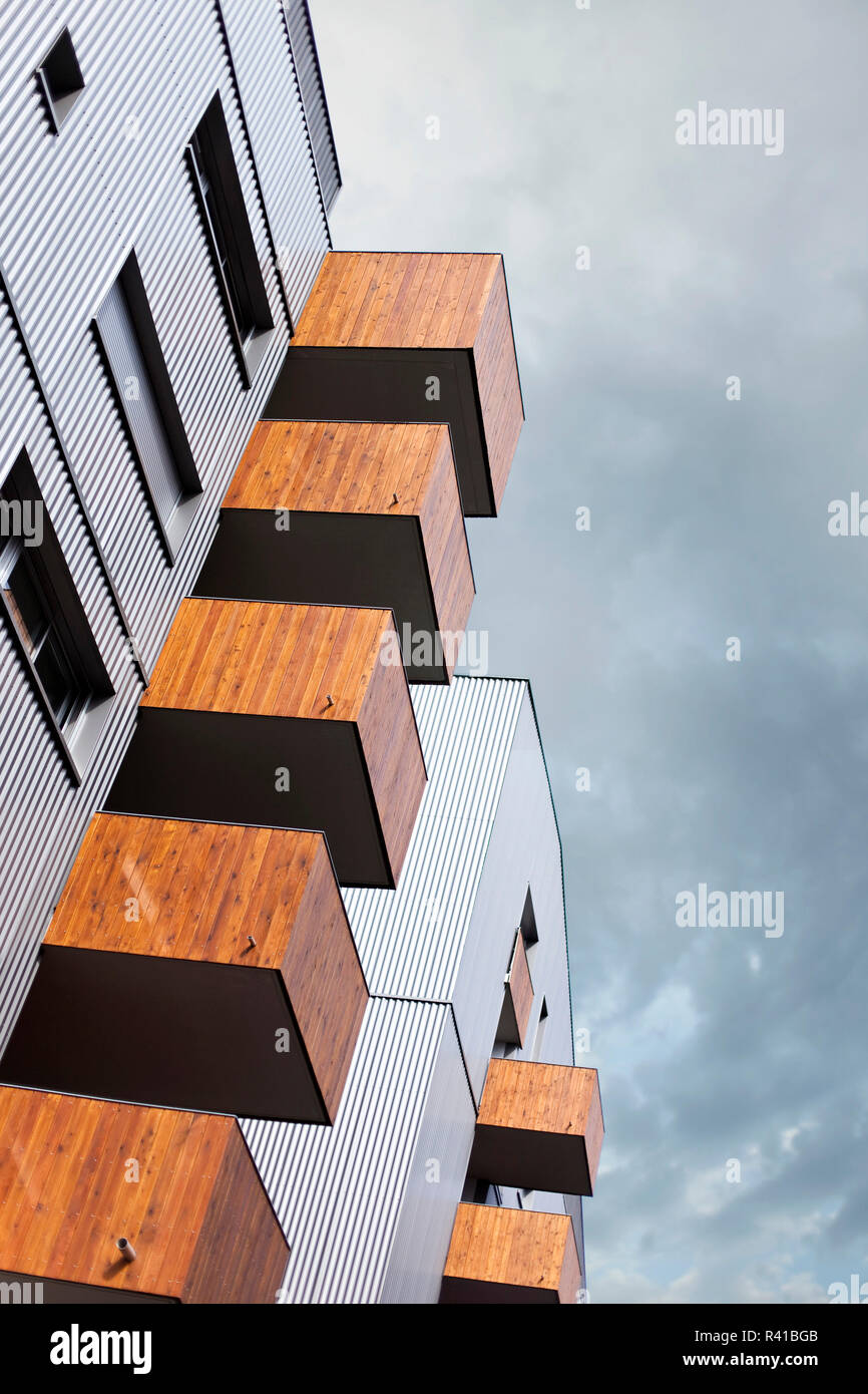 Facade of a moder building Stock Photo - Alamy