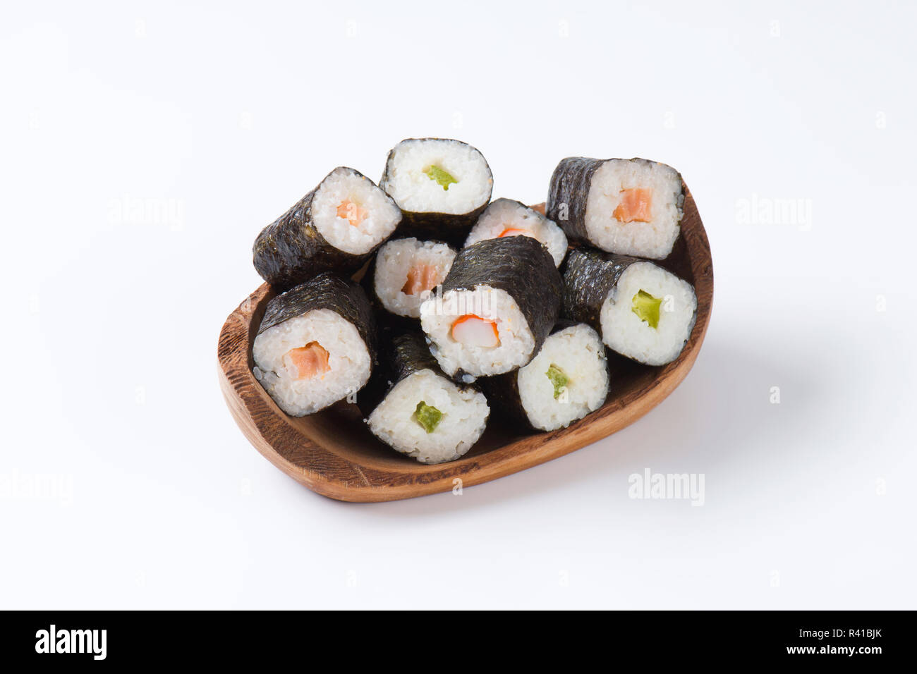 Classic sushi rolls Stock Photo - Alamy