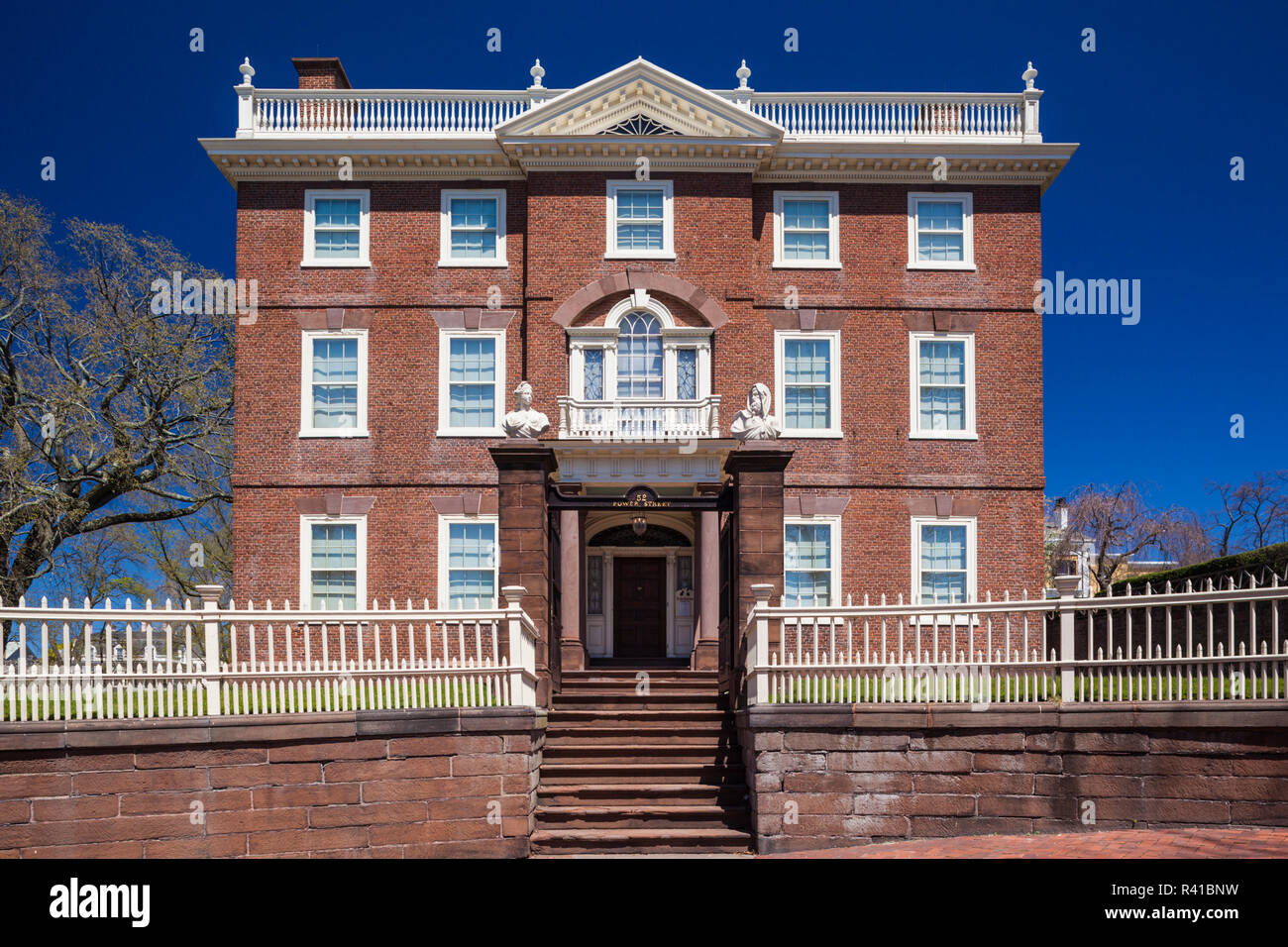 USA, Rhode Island, Providence, John Brown House, 1788, former home of founder of Brown ...