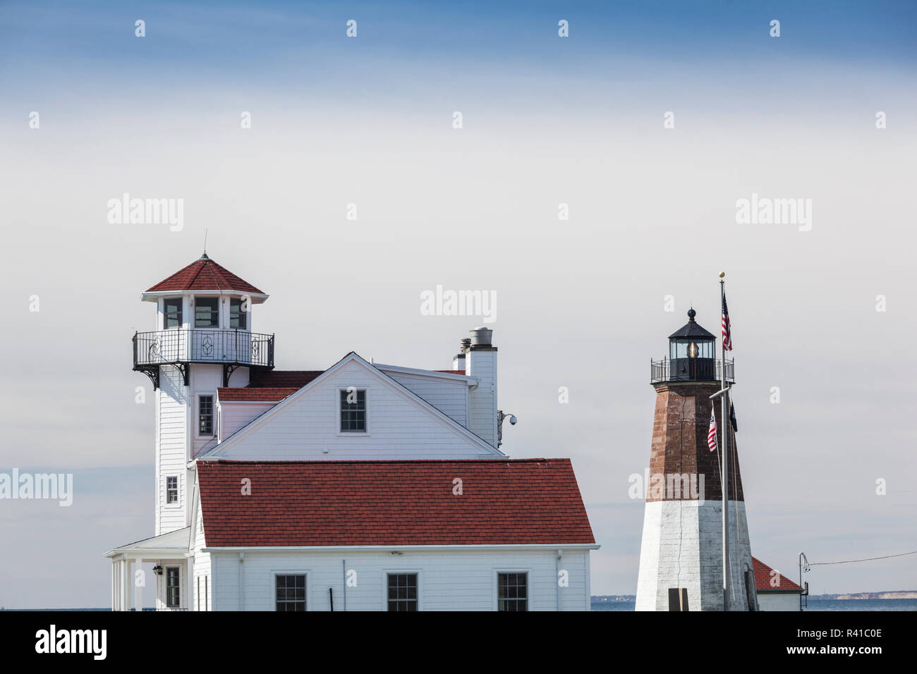 Point judith lighthouse hi-res stock photography and images - Alamy