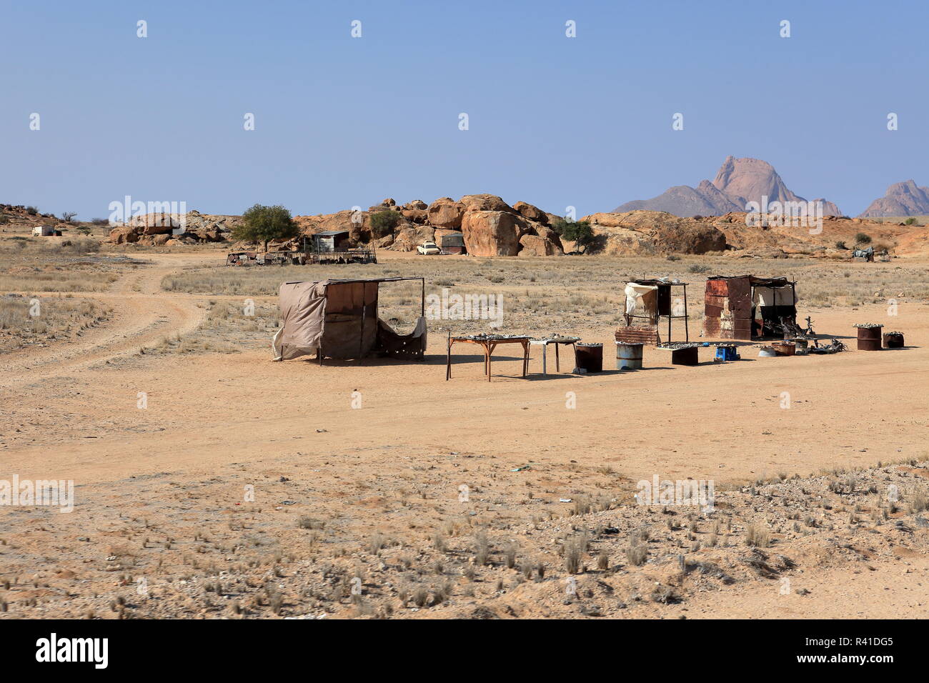 poverty in namibia Stock Photo - Alamy