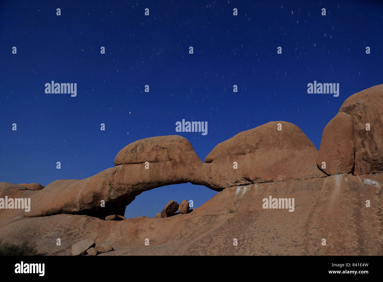 the rock arch the bridge in namibia Stock Photo - Alamy