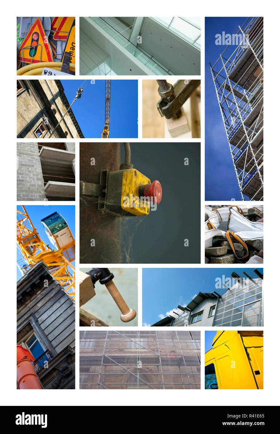 Concrete building construction industrial site Cut Out Stock Images ...