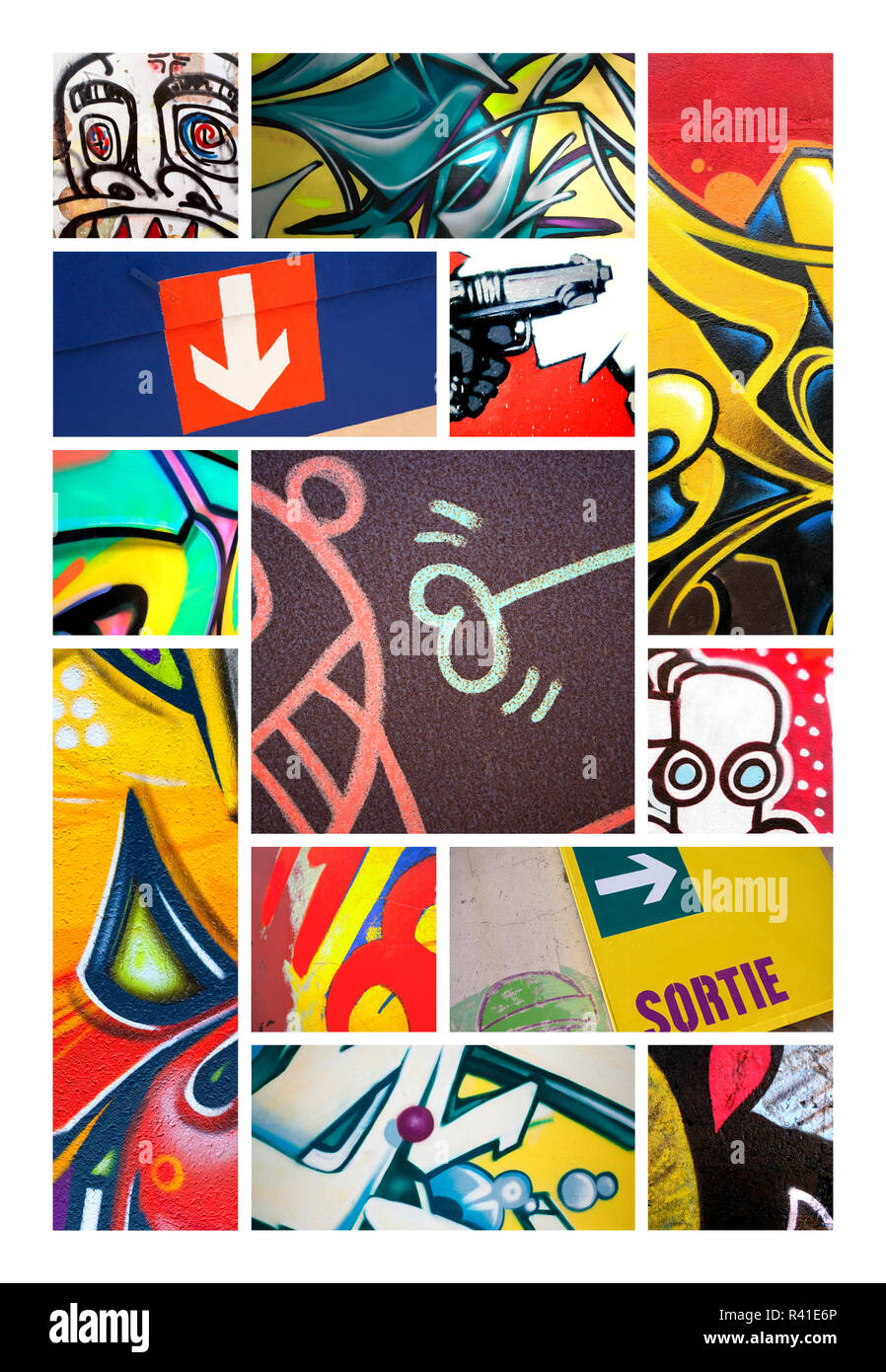 Graffitis graffiti Cut Out Stock Images & Pictures - Alamy