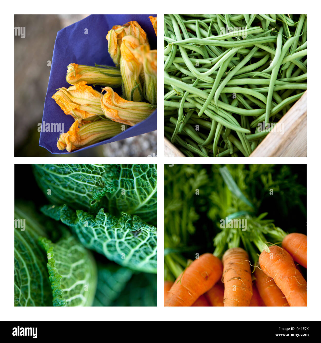 Vegetable on a market stall Stock Photo - Alamy