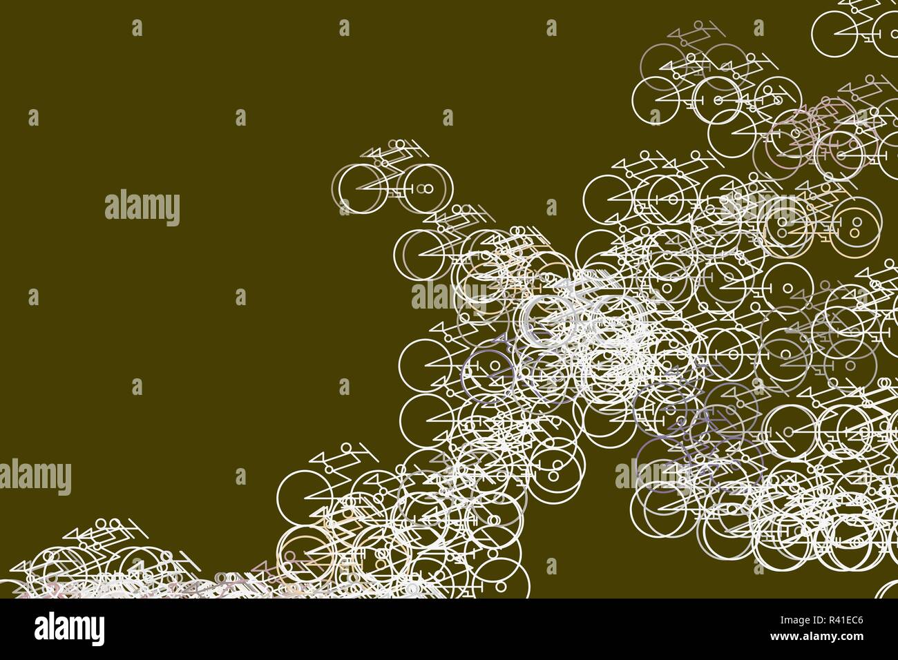 Texture background hand drawn. Abstract outline of bicycle, good for ...