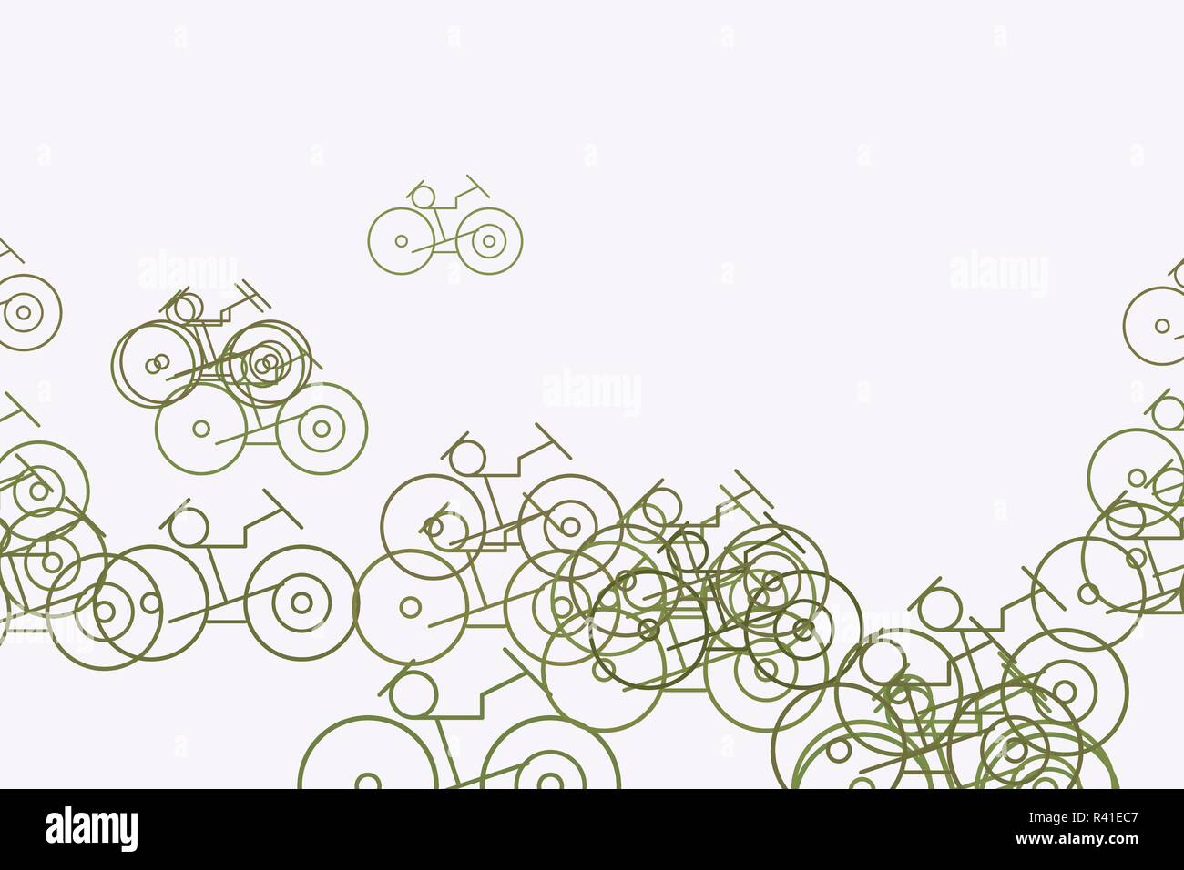 Texture background hand drawn. Abstract outline of bicycle, good for ...