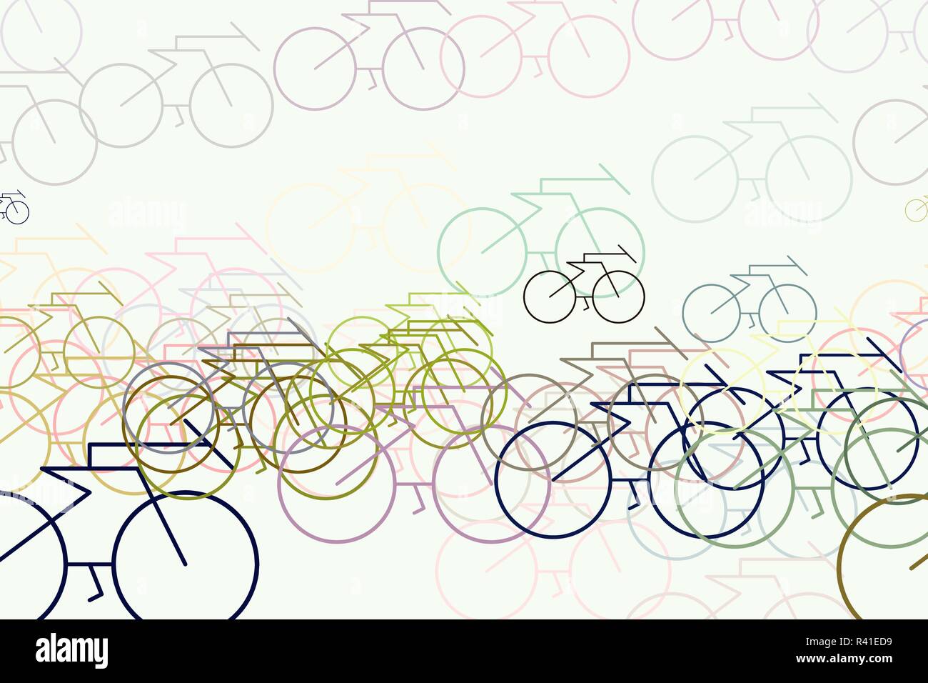 Texture background hand drawn. Abstract outline of bicycle, good for ...