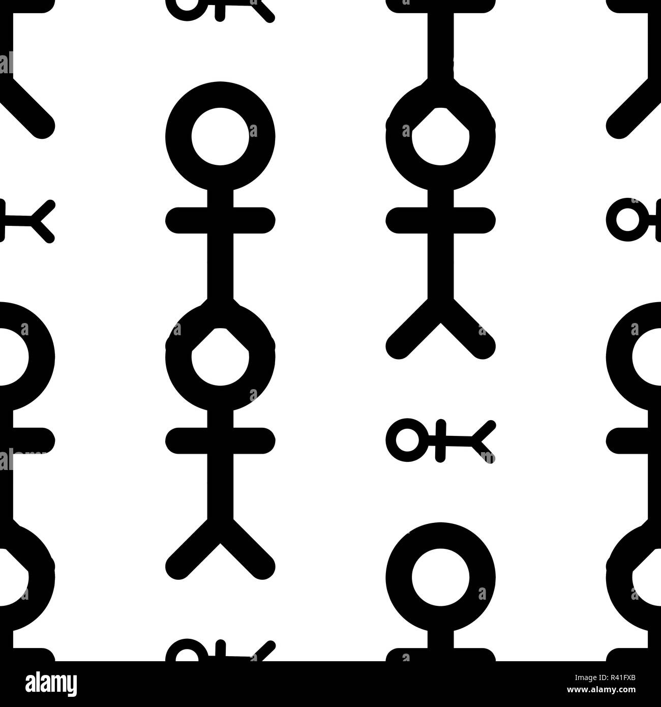 Seamless sign of people or human illustrations background abstract ...