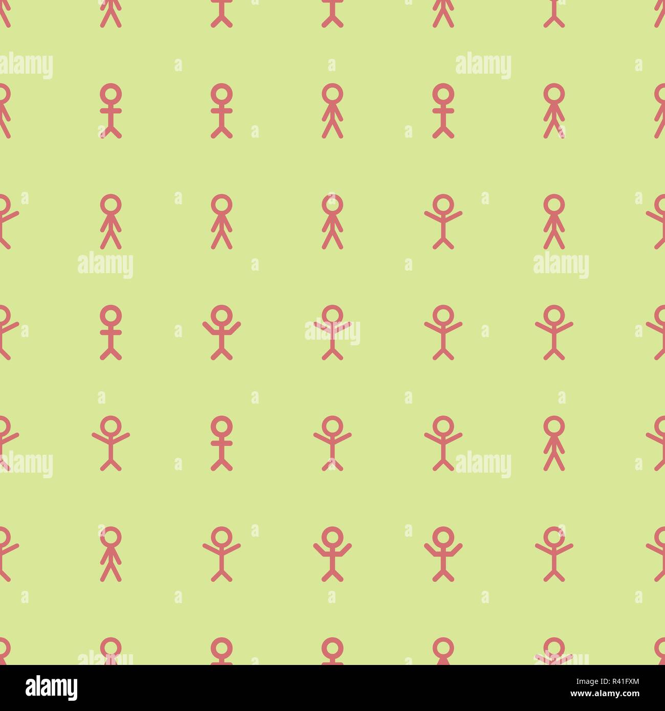 Seamless illustrations of sign of people or human. Good for web page ...