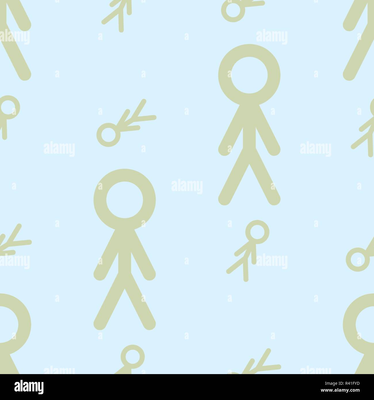 Seamless sign of people or human illustrations background abstract ...