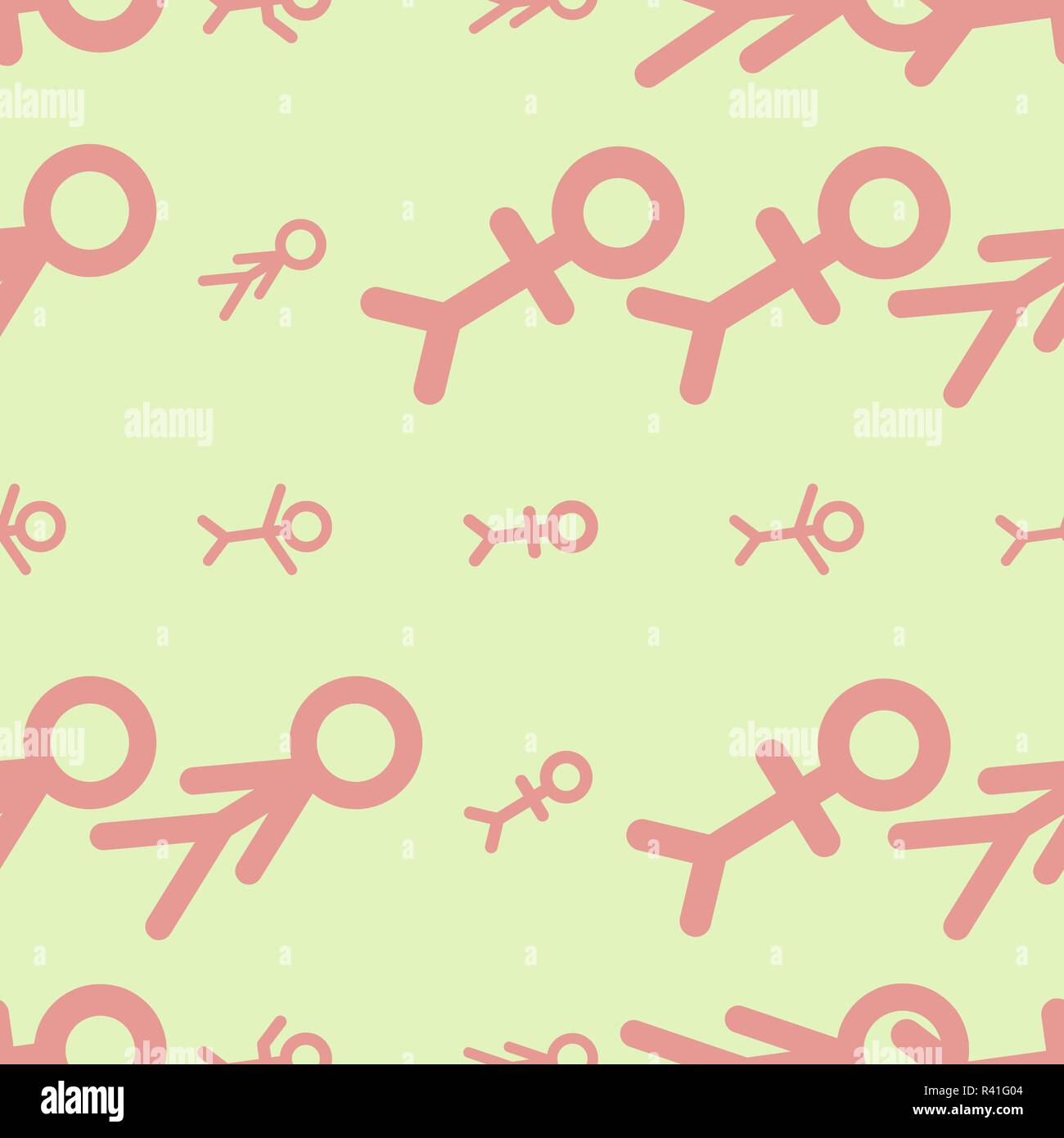 Seamless artistic sign of people or human hand drawn background ...