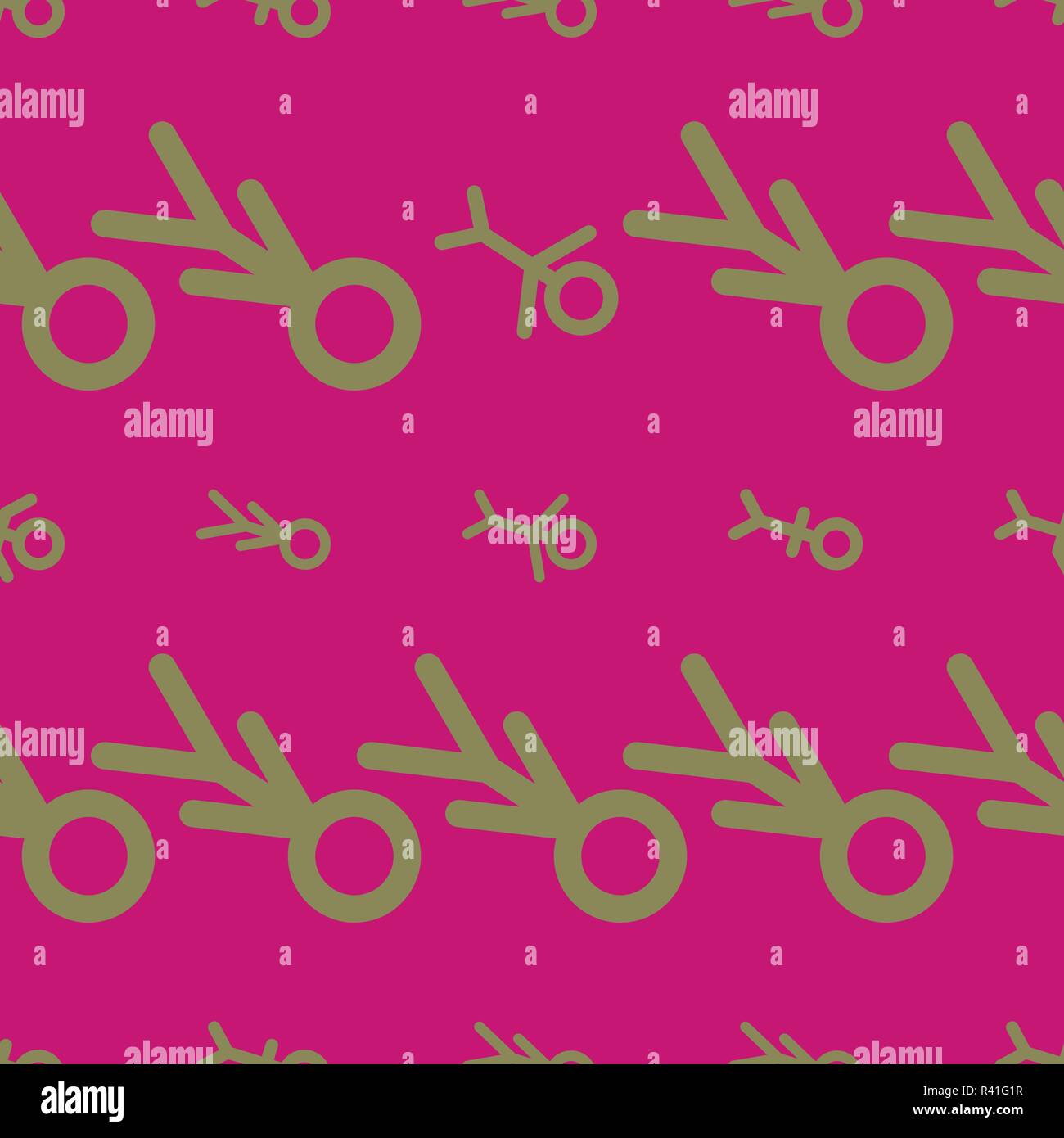 Seamless abstract sign of people or human generative art background ...