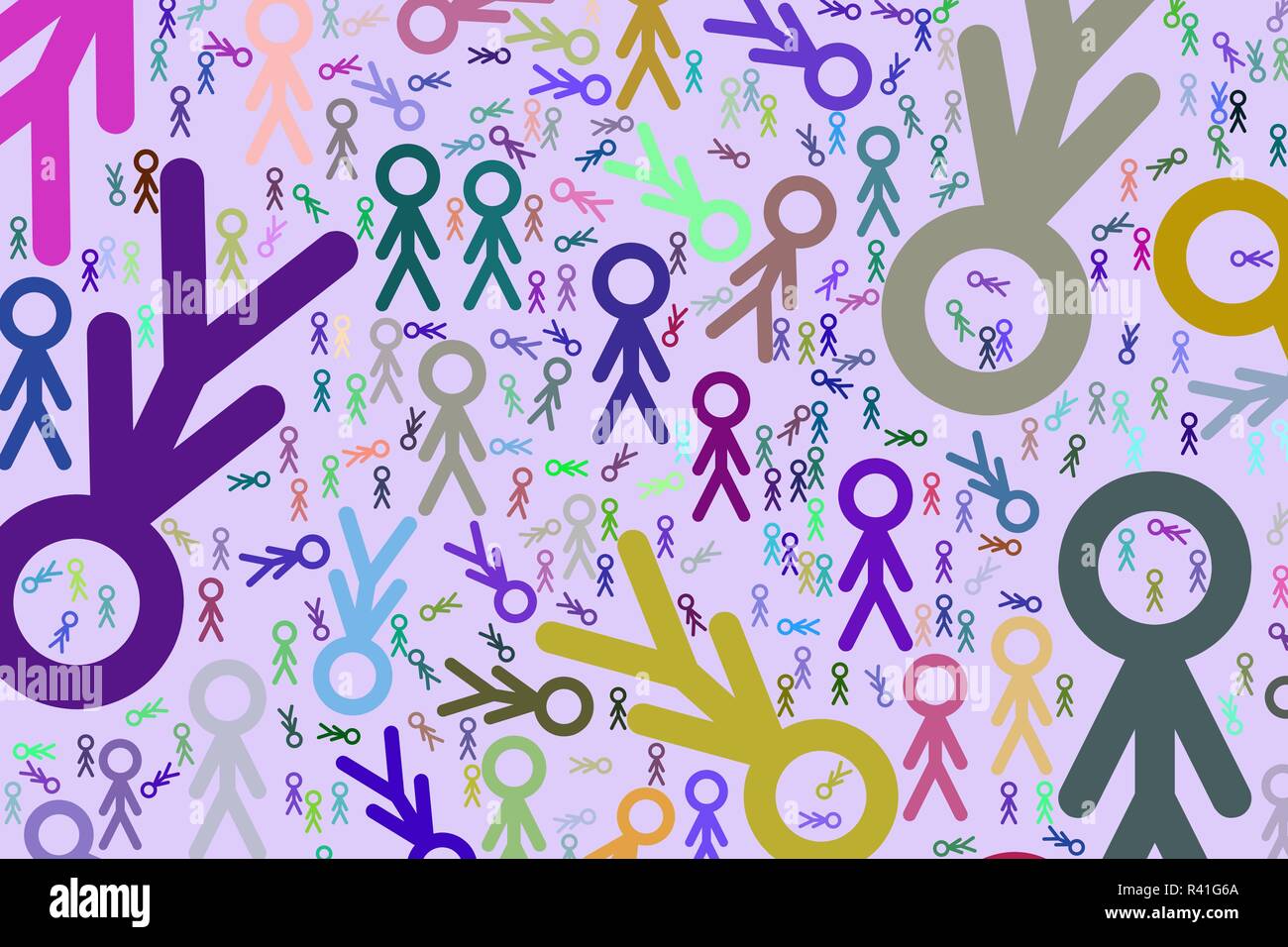 Illustrations of sign of people or human. Good for web page, wallpaper ...