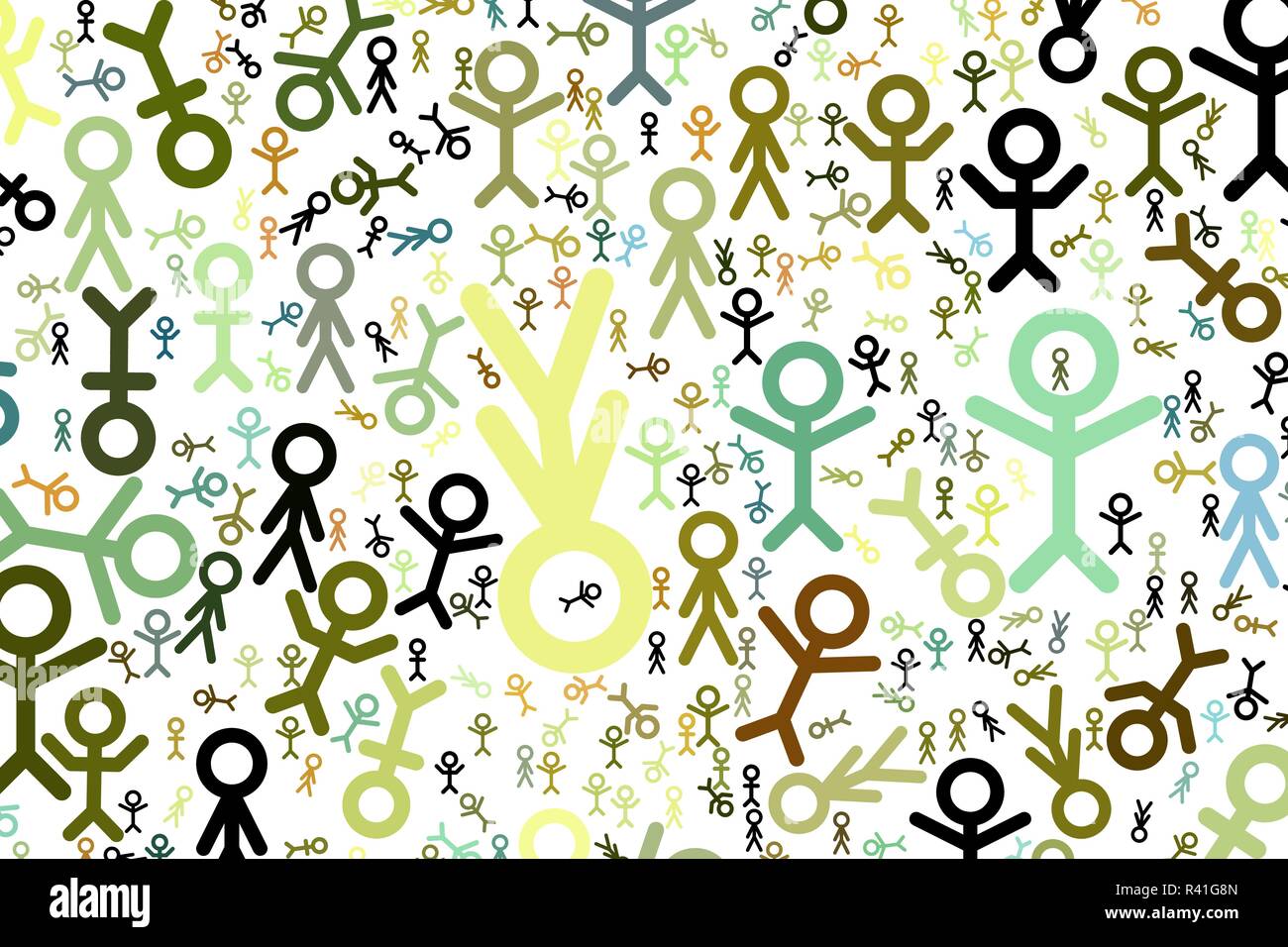 Texture background hand drawn. Abstract sign of people or human, good ...