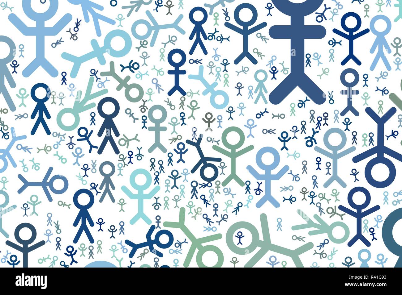 Conceptual background sign of people or human for design catalog or ...