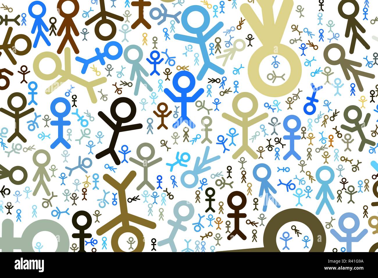 Illustrations of sign of people or human. Good for web page, wallpaper ...