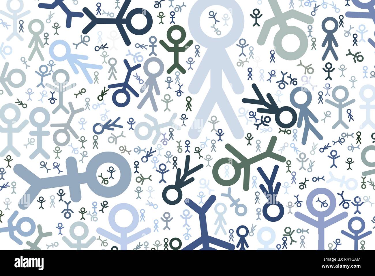 Illustrations of sign of people or human. Good for web page, wallpaper ...