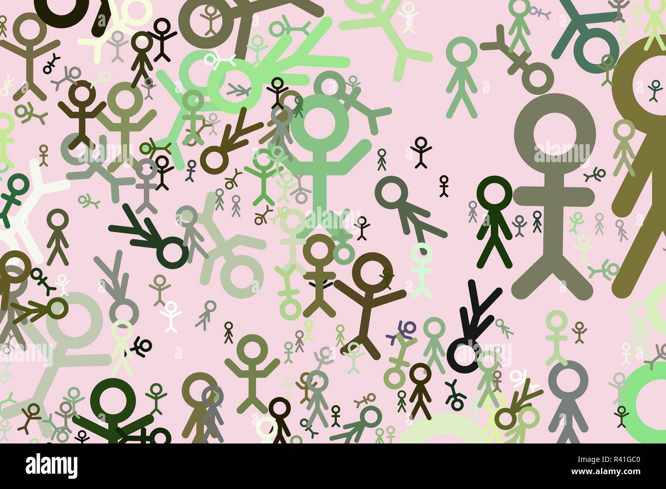 Conceptual background sign of people or human for design catalog or ...