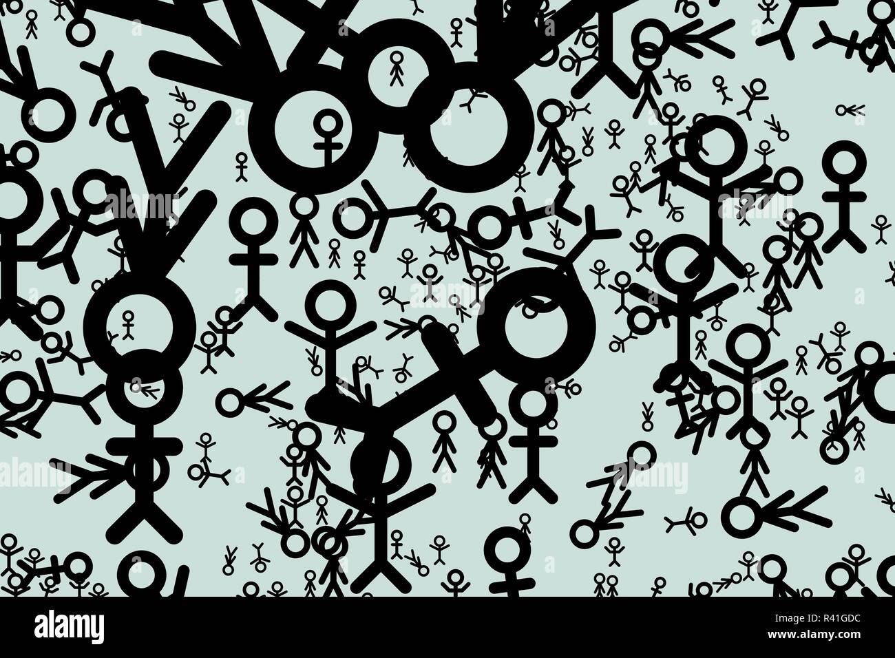 Background or backdrop, sign of people or human hand drawn, good for ...