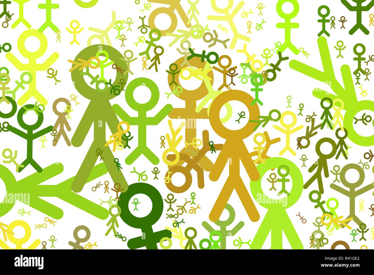 Conceptual background sign of people or human for design catalog or ...