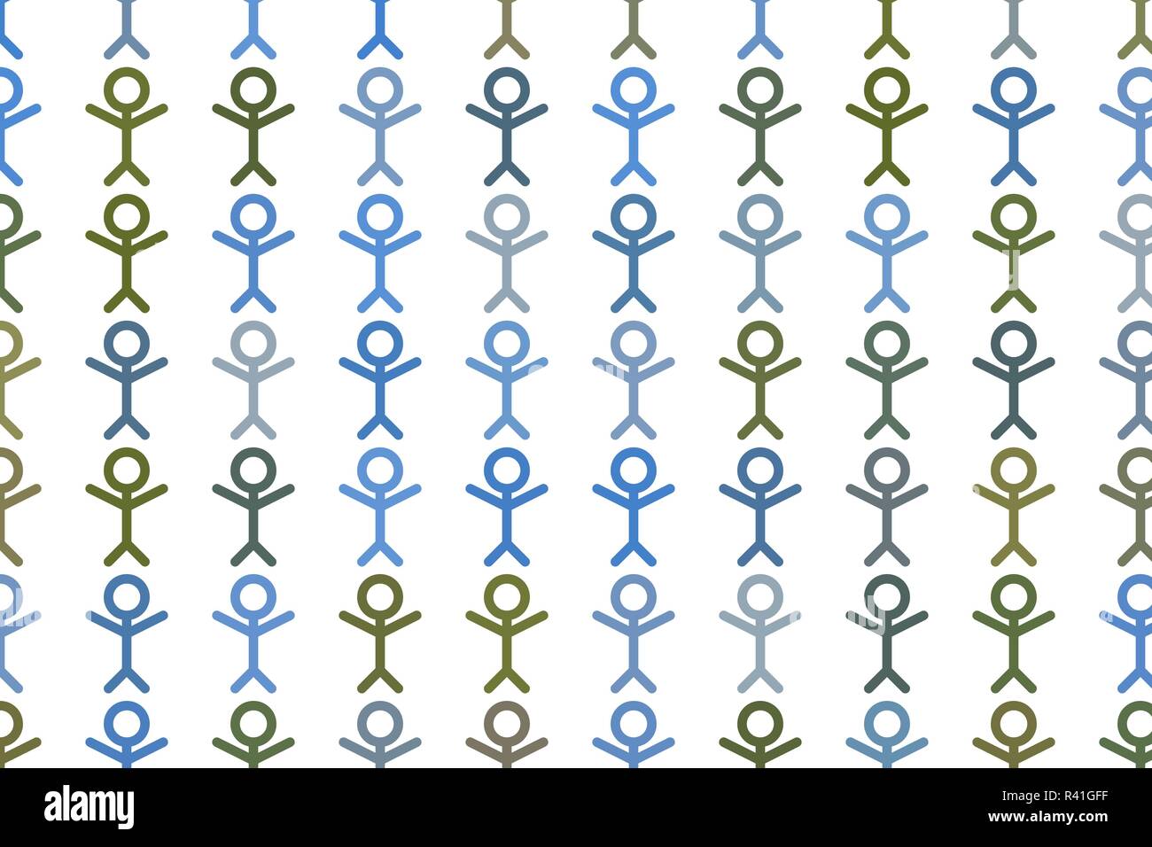 Sign of people or human background hand drawn, good for graphic design ...