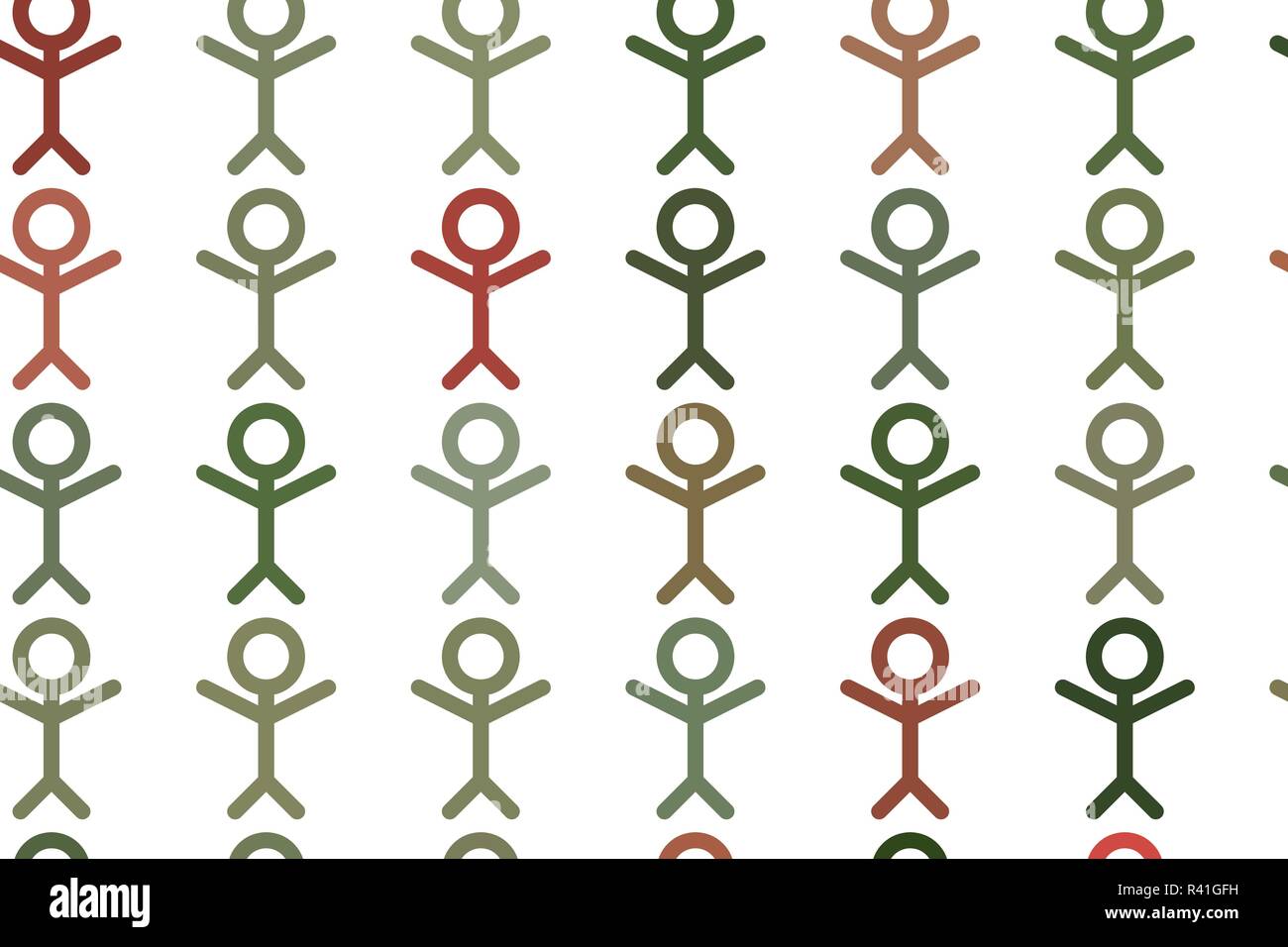 Sign of people or human illustrations background abstract, hand drawn ...